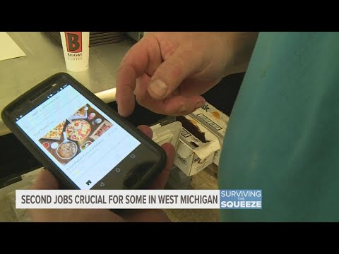 Some in West Michigan forced to take up second jobs with inflation, unexpected expenses