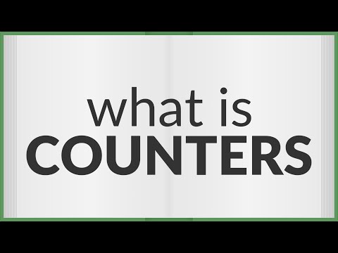 Counters | meaning of Counters