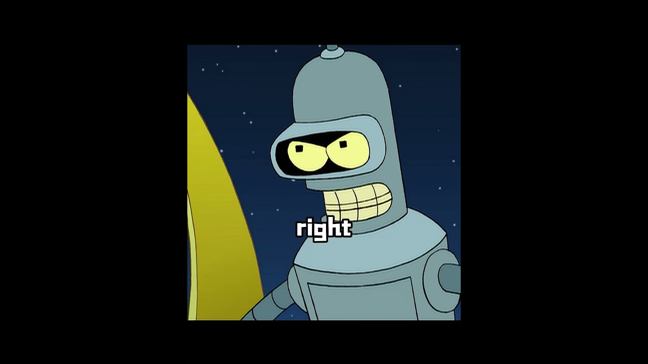 Bender developed a crush on a female robot #movie #futurama