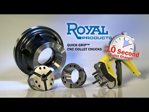 Royal Products Quick-Grip™ CNC Collet Chuck