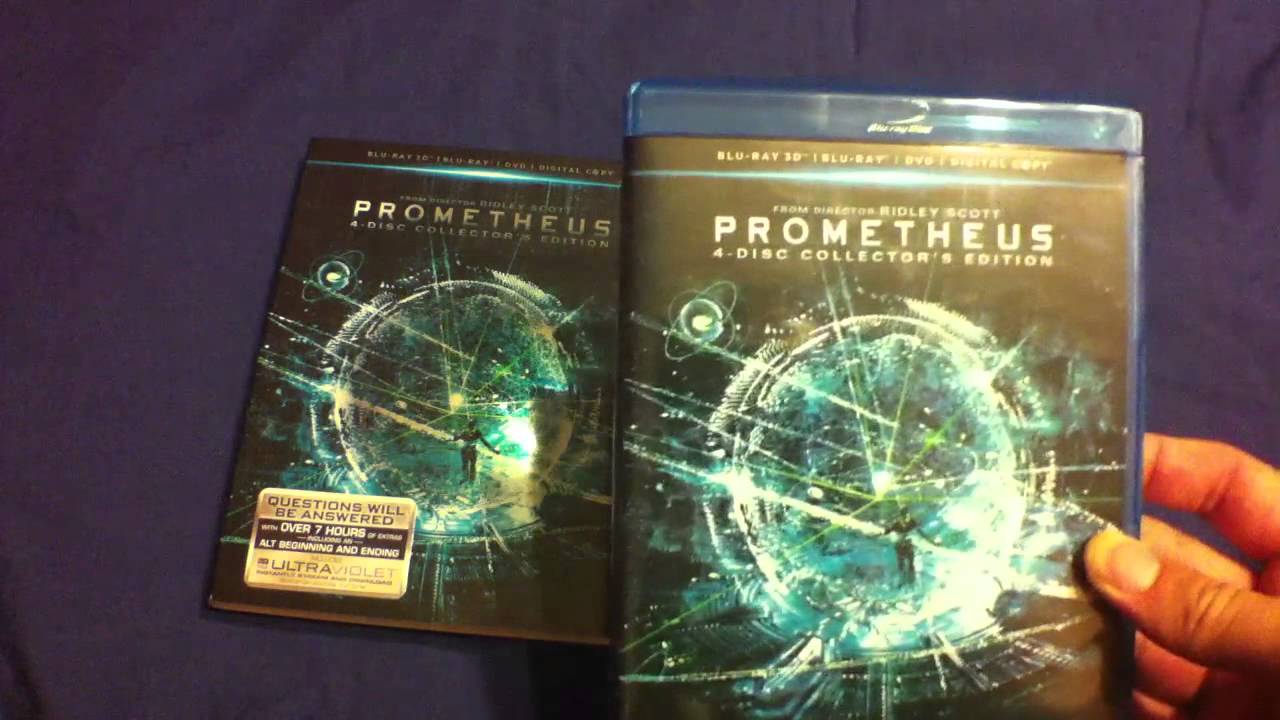 Prometheus Blu Ray 3D Unboxing and Review