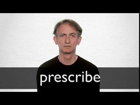 How to pronounce PRESCRIBE in British English