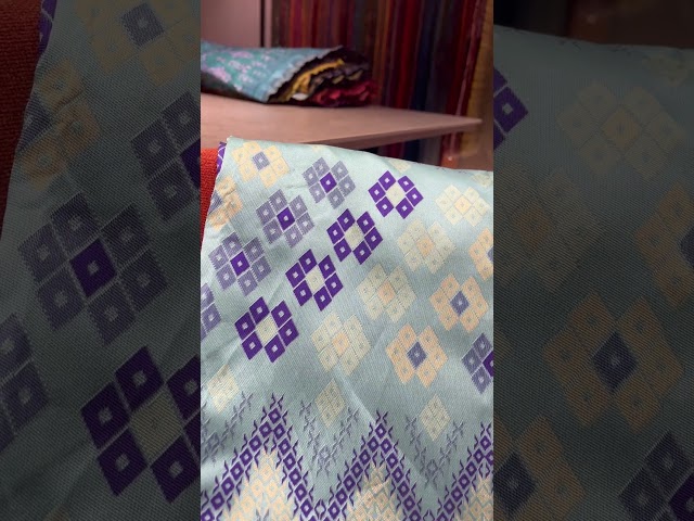 Kachin Traditional Fabric - polyester Kachin Fabric Manufacturer from Surat