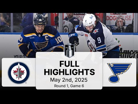 NHL Playoff Highlights | Jets vs. Blues | Gm 6 | May 2, 2025