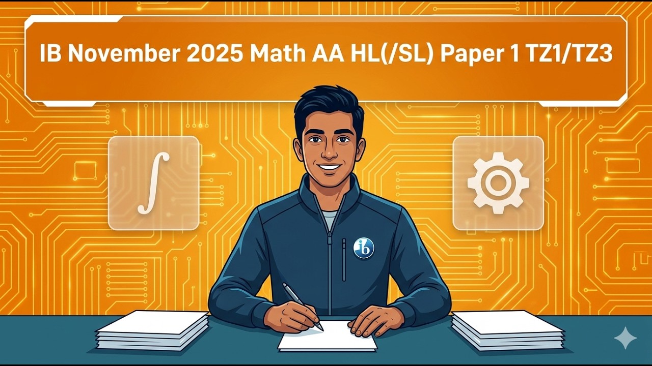 Q5-6 TZ3 P1 IB Math AA HL (helps SL too) November 2025 Paper 1 (Topic 2 3 & 5)