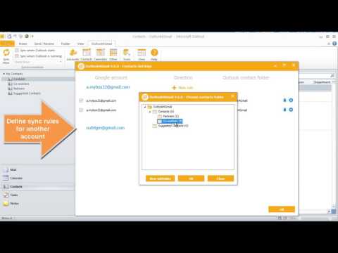 How to sync Google and Outlook Contacts. Outlook4Gmail