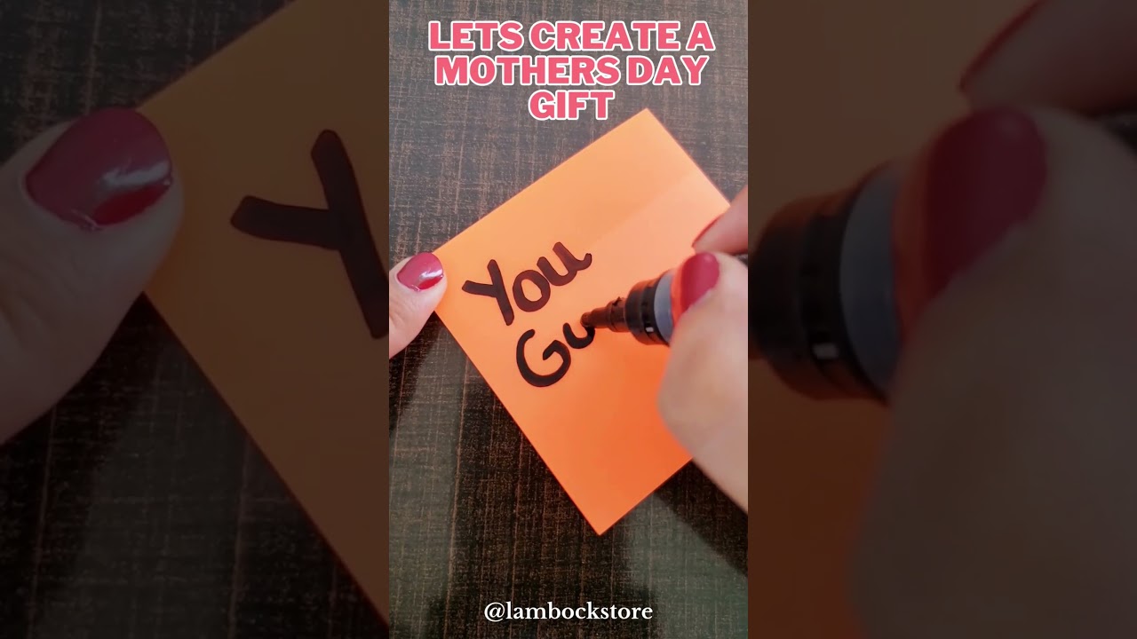 DIY Mother’s Day Craft with stickynotes 💖 You Got This, Mom!