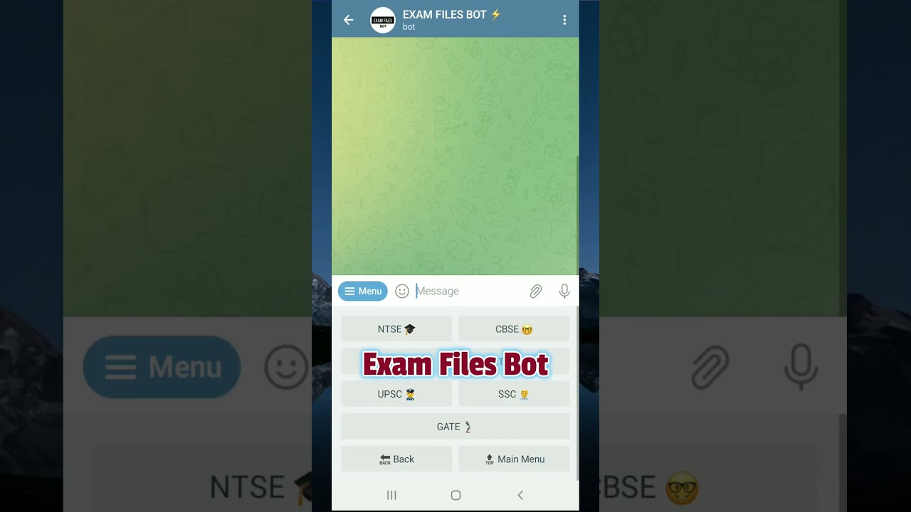Useful Telegram Bot for Students 🔥🥳 #shorts #youtubeshorts #techybron