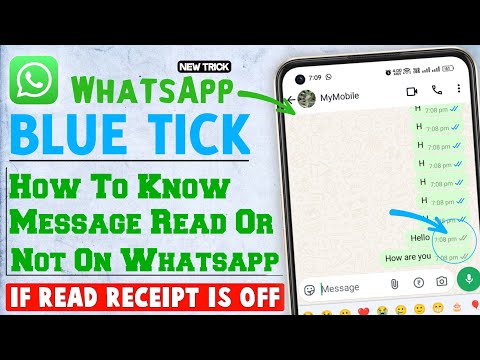 How To Know If Message Read Or Not On Whatsapp If Read Receipt Is Off-Whatsapp Blue Tick Not Showing