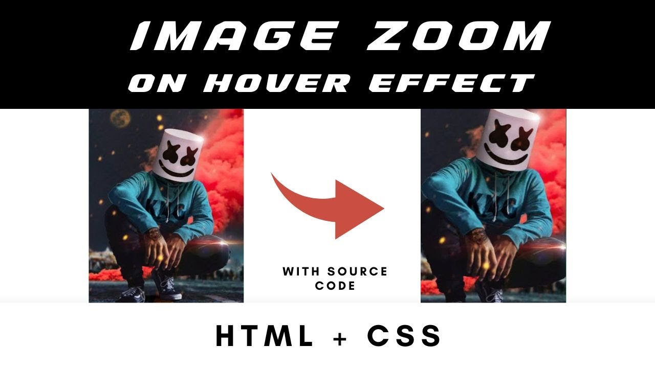 Image Zoom on Hover Effect using HTML & CSS | CSS Image Effects | HTML CSS Tutorial