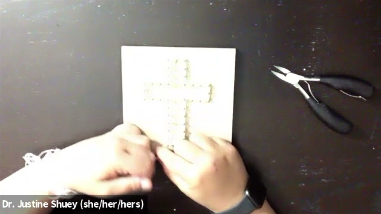DIY Cross String Art with Instructions