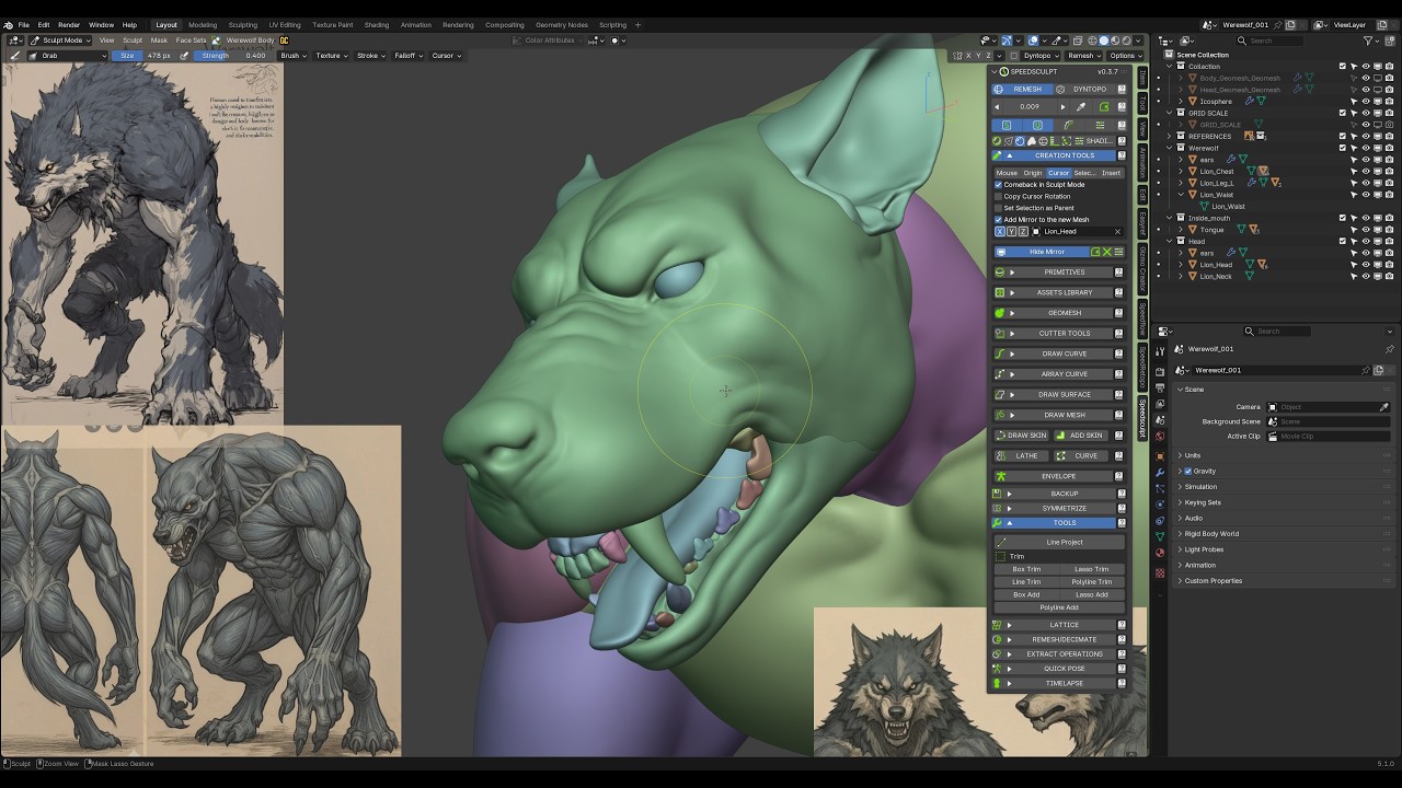 Werewolf Time-lapse - Part 2