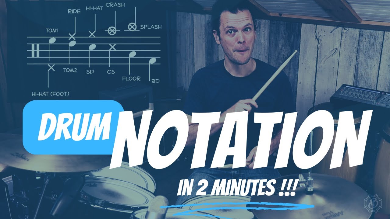 Drum Notation... in 2 Minutes !!!