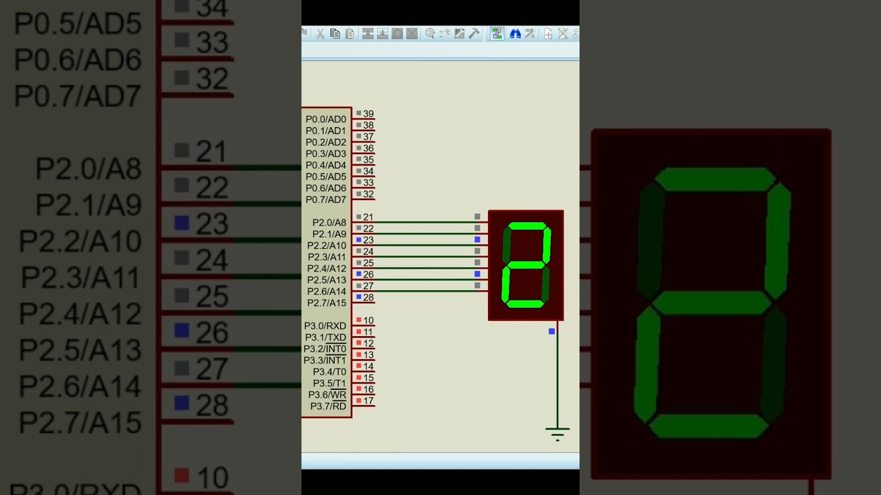 7 Segment Display(cc) using 8051 uC