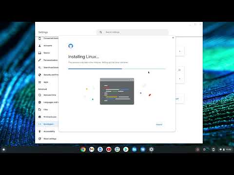 2 Enable Crostini Linux