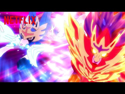 Zacian🗡 + Zamazenta🛡 vs Eternatus | Pokémon Journeys: The Series | Netflix Family