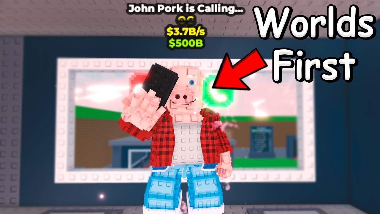 I Got The WORLDS FIRST OG John Pork In Roblox Steal a Brainrot