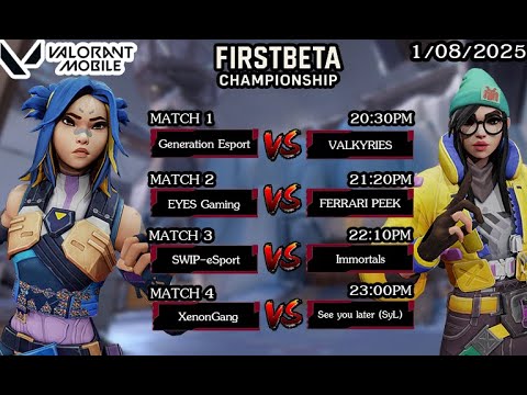 VALORANT Mobile: FIRST BETA Championship DAY 2 | วิดีโอครีเอเตอร์ :: OS