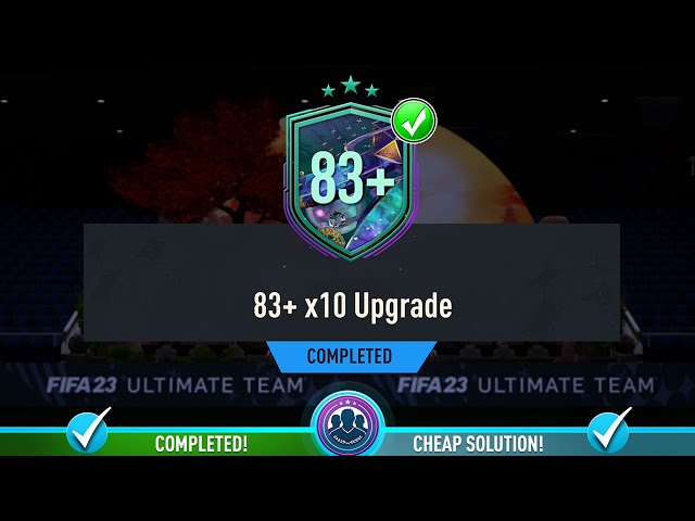 Upgrade SBC: FIFA 23 83+ x10 Upgrade SBC - Best possible rewards, how ...