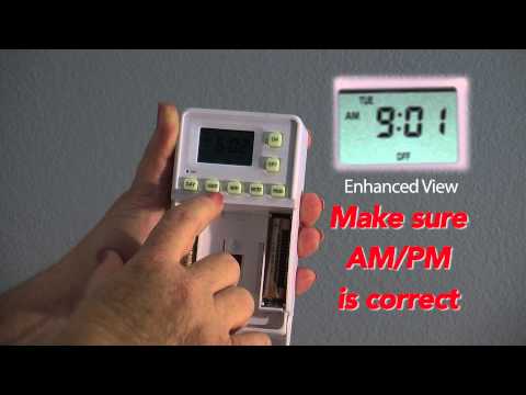 How to Set Day & Time on your AutoChron Wall Switch Timer