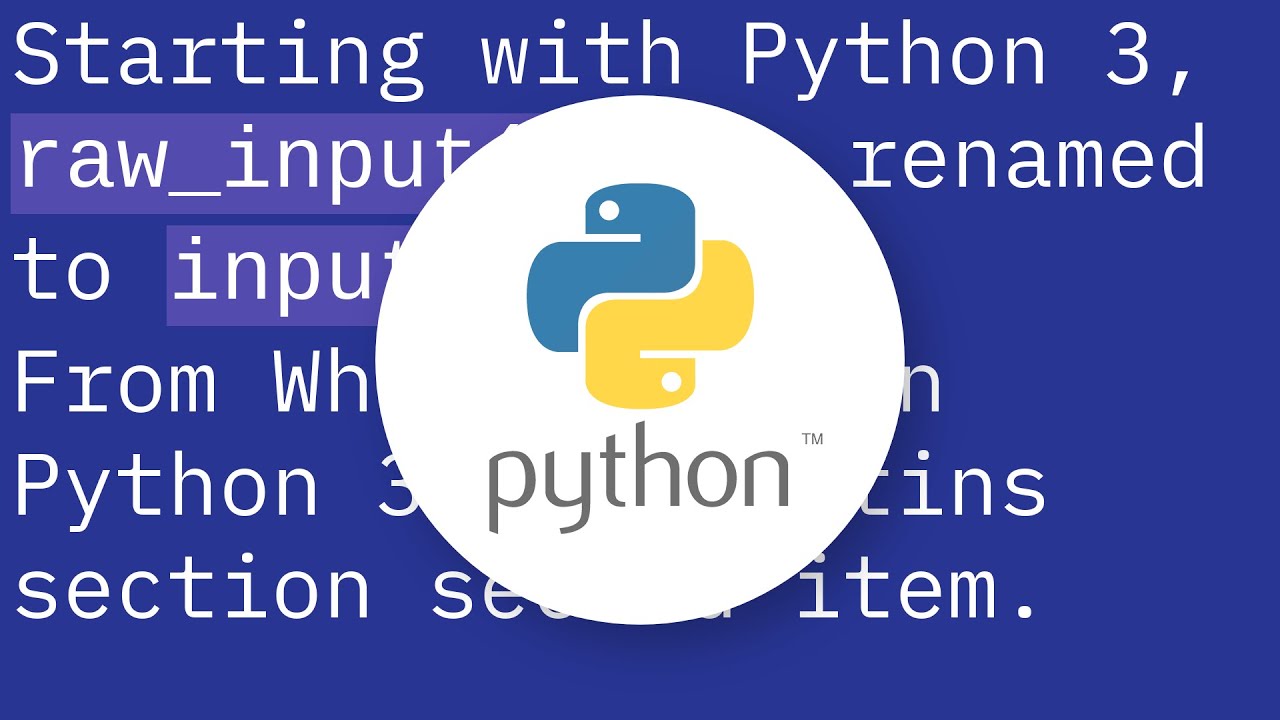How do I use raw_input in Python 3?