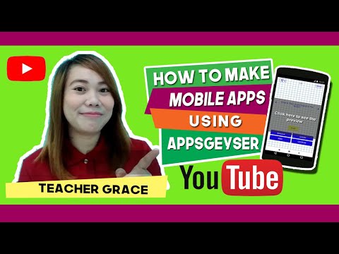 HOW TO CREATE AN ANDROID MOBILE APPLICATION USING APPSGEYSER (TAGALOG TUTORIAL)