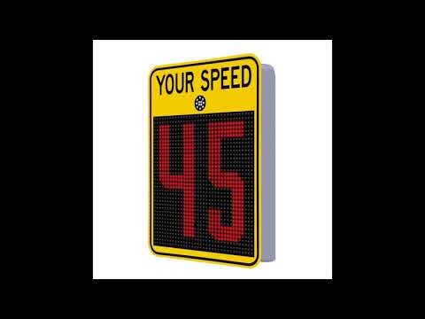 SafePace Evolution 18FM Driver Feedback Radar Speed Sign