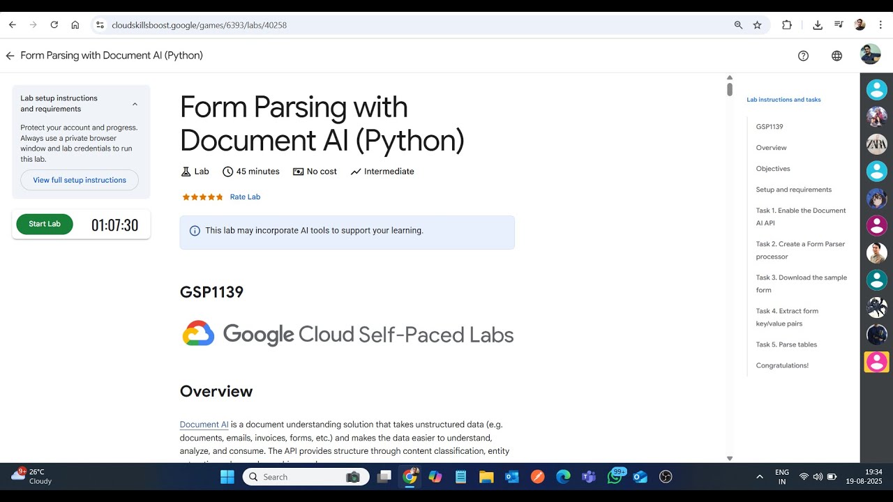 [NEW 2025] Form Parsing with Document AI (Python) || Updated Lab Solution || Google Arcade 2025