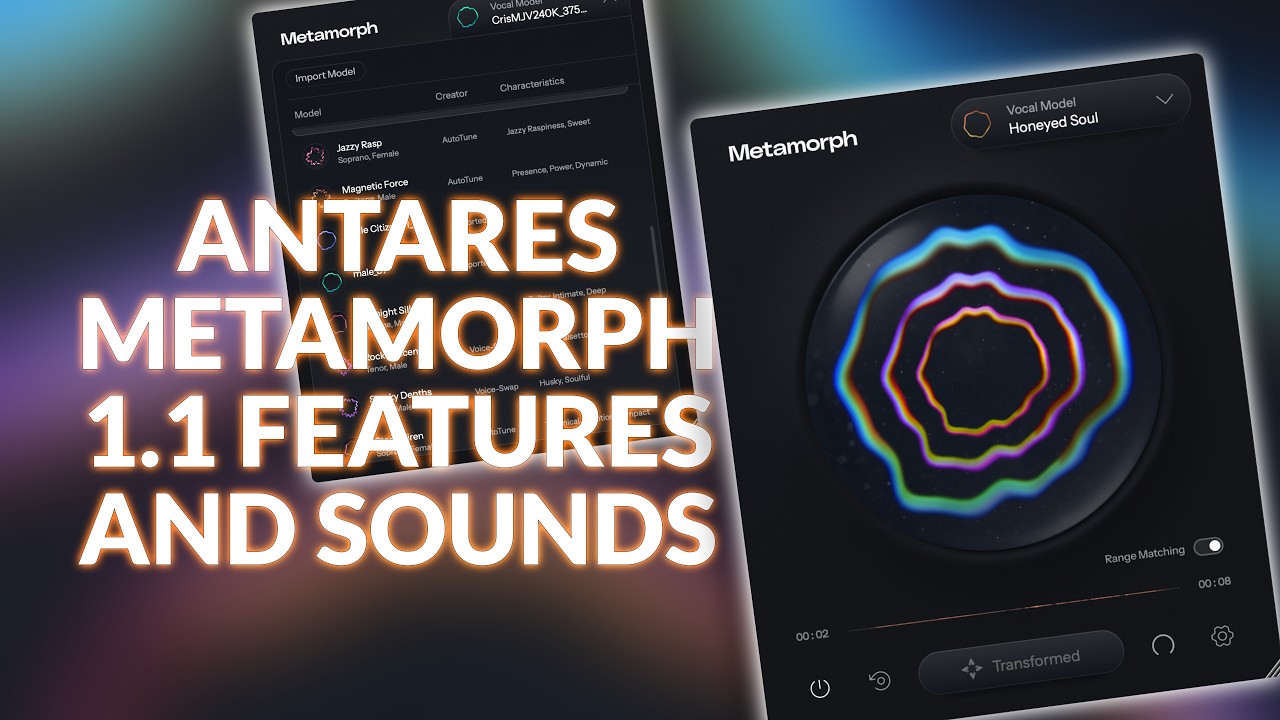 Antares Metamorph - v1.1 Features And Sounds
