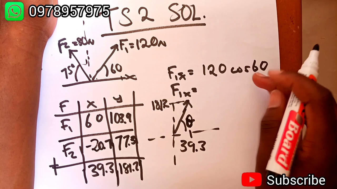 Tutorial sheet 2 Question 6 | Phy 101 | A+ Ambassadors
