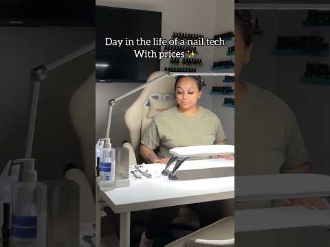 Day in the life of a Nail Tech WITH PRICES โจ๐คช #DITL #clermontnails #winternails #christmasnail #vbp