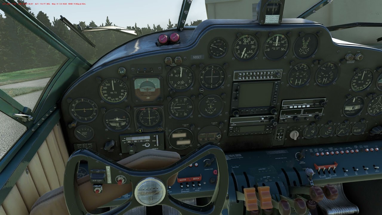 Denarq Twin Beech - Beech 18 improvements mod for MSFS 2020 and 2024 ...