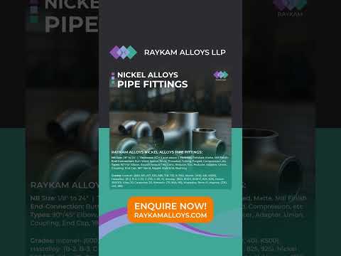 Engineered Nickel Alloy Pipe Fittings | Leak-Free Connections in Corrosive Systems