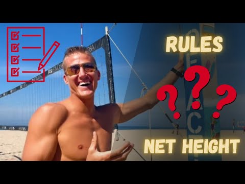 Volleyball Net Height - Court Size - Beach & Indoor