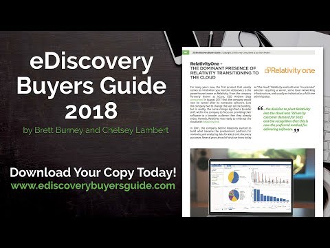 Relativity & RelativityOne - Interview with Doug Kaminski - eDiscovery Buyers Guide
