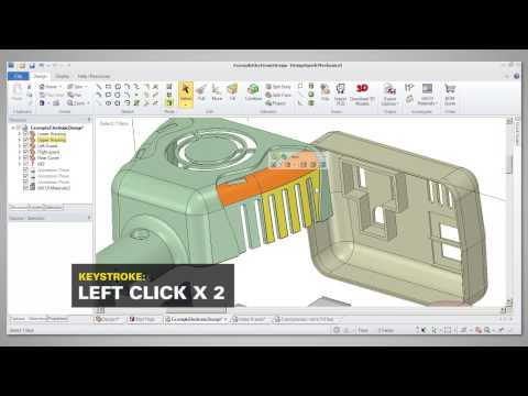 DesignSpark Mechanical - Basics - 2c. Selection - Advanced selection of ...