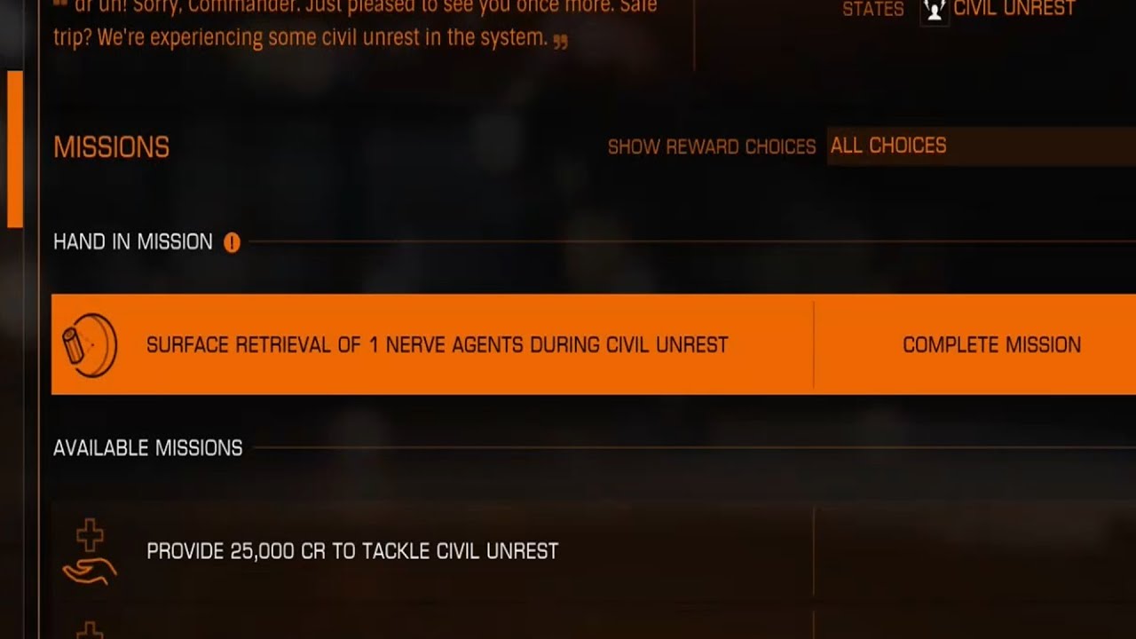#elite_dangerous surface retrieval mission tutorial