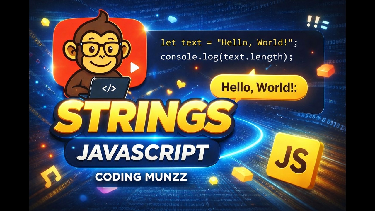 JavaScript Strings Tutorial ⚡