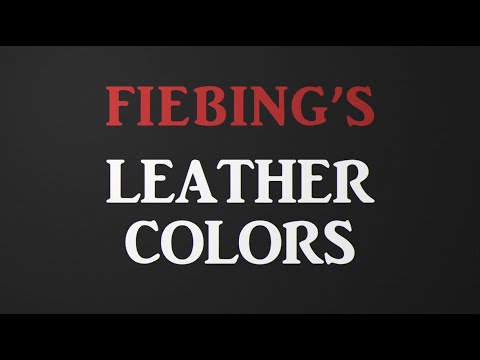 Fiebing Leather Colors Leathercraft Product Introduction