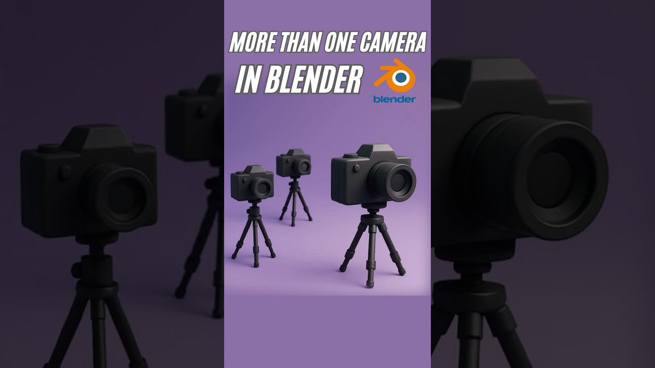 “Blender Quick Tip: How to Use Multiple Cameras in One Scene!”
