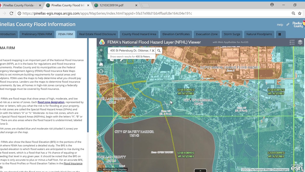 Flood Insurance Rate Map (FIRM) Tutorial