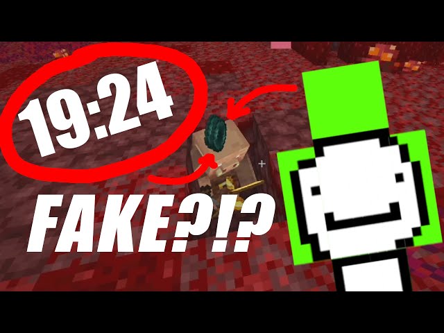 Dream Accused Of Faking Minecraft Speedrun