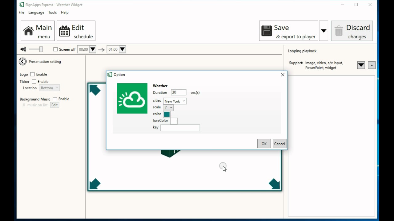 IAdea Widget Tutorial : Weather