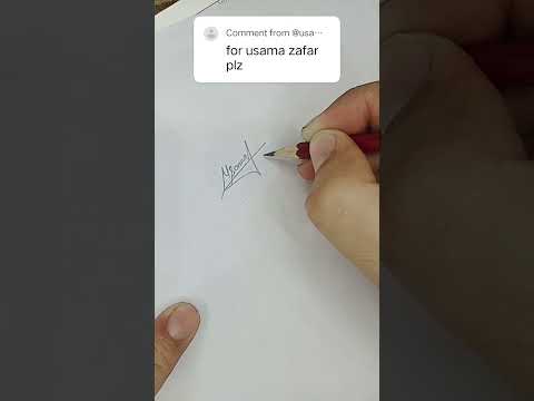 Usama Name Signature ideas #shortsvideo #signatures #usama