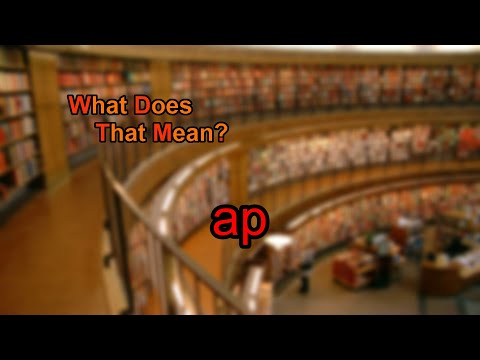 What does ap mean?