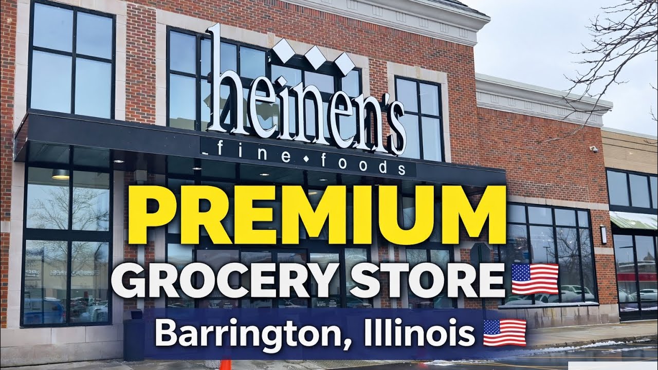 🇺🇸Luxury Grocery Store Tour in Illinois | Heinen’s Barrington Walkthrough 🛒