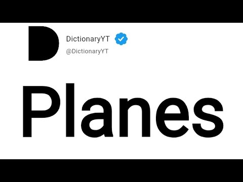 Planes Meaning in English