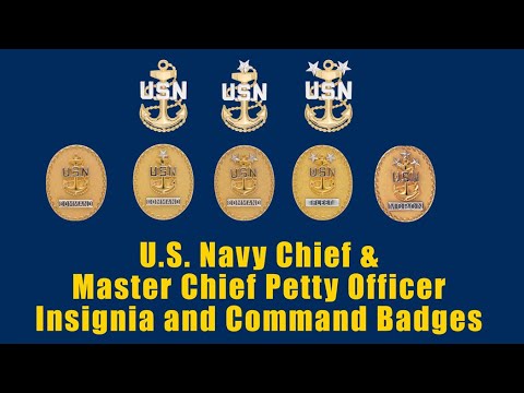 "U.S. Navy Chief Petty Officer Cap Insignia & Command Badges β What They Mean"