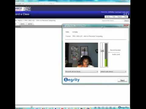 Tegrity Test Proctoring