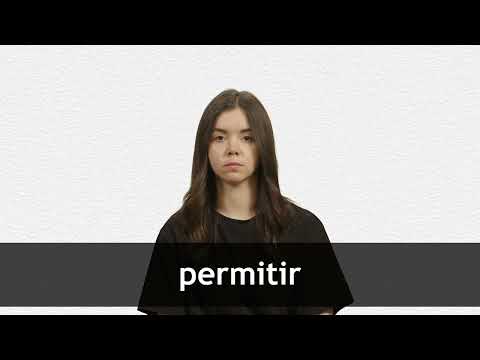 Traducción en inglés de “PERMITIR” | Collins Diccionario español-inglés